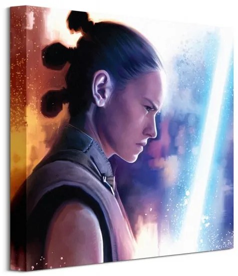 Obraz na plátně Star Wars The Last Jedi (Rey Lightsaber Paint) 40x40cm WDC95953