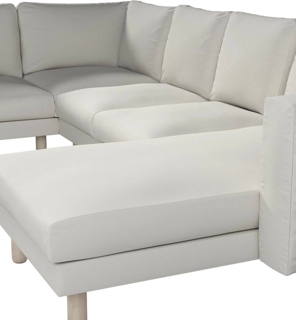 Potah na pohovku IKEA Norsborg rohová, 5-místná se šezlongem barva šedá látka pletený vzor