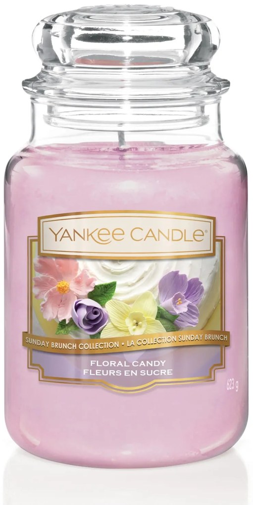 Yankee Candle vonná svíčka Floral Candy Classic velká