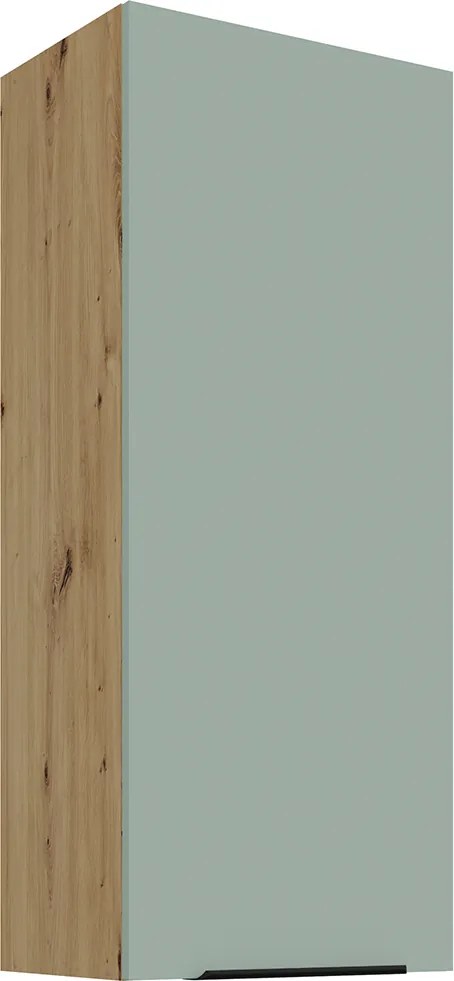 ARIA st | horní skříňka 45 G-108 1F policová | 45 cm | EXTRA VYSOKÁ | ANTI FINGERPRINT povrch | artisan/aquamarine