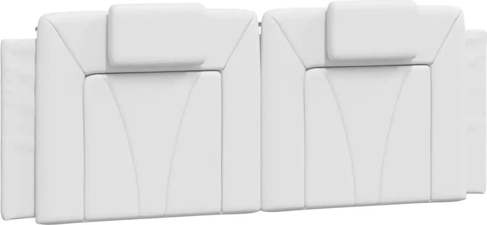 Rám postele Viana s LED bez matrace bílý 140 x 190 cm 3214016