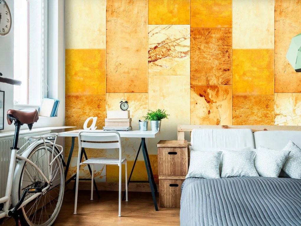 Žluto oranžový obklad (50x1000 cm) - Murando DeLuxe