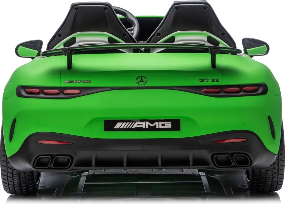 LEAN CARS Elektrické autíčko Mercedes GT63 AMG DK-GT63 24V tichý motor matné zelené