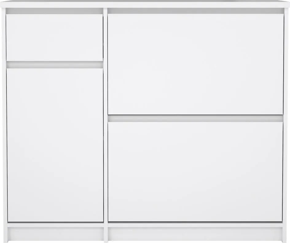FALCO Botník Simplicity 206 bílý lesk