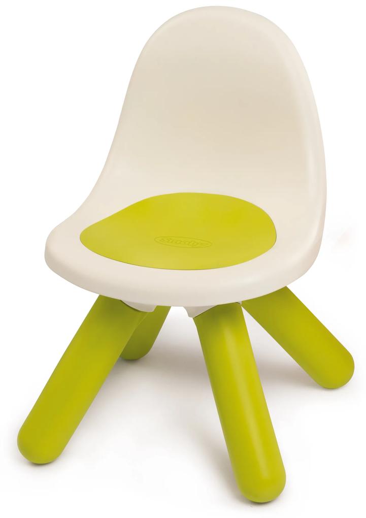 Dětská židle s opěradlem Smoby, zelené nohy