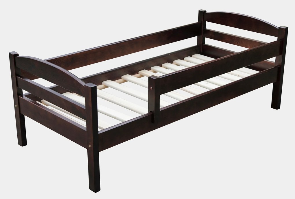 Amades Dětská postel ESTER 70 x 160 Povrchová úprava postele: Moření odstín ořech