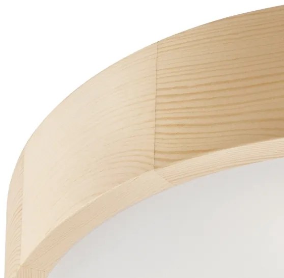 Stropní svítidlo NATURAL 3xE27/60W/230V pr. 47,5 cm borovice