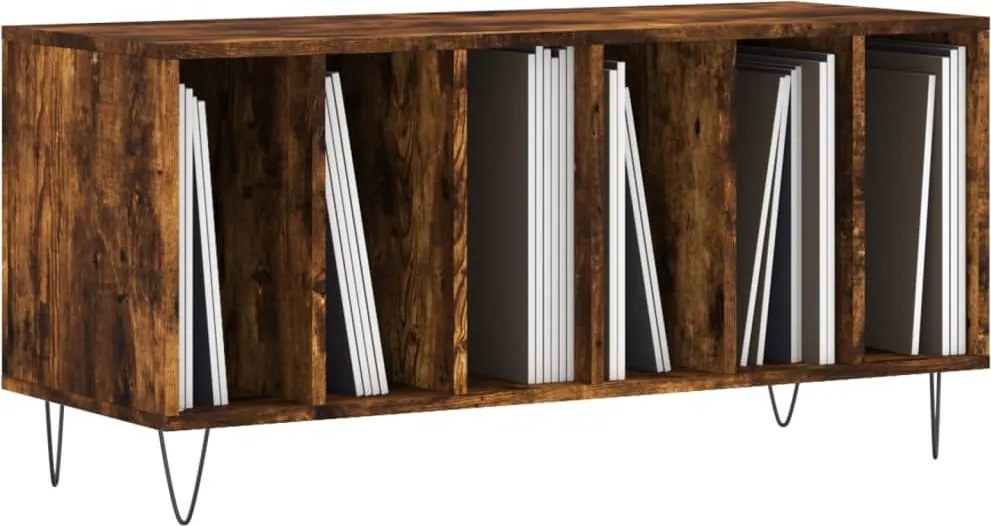 vidaXL Skříňka na LP desky 100x38x48 cm kompozitní dřevo [831754] Barva: Bílá