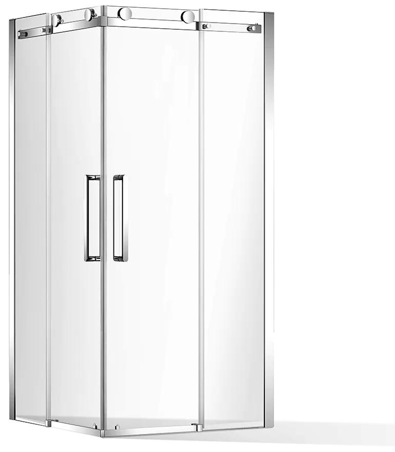Roltechnik Outlet Čtvercový sprchový kout OBZS2 s posuvnými dveřmi Varianta: rozměry: 90x90 cm - (OBZS2/90x90 - 4000798), Barva profilů a typ výplně: profily: brillant, výplň: transparent