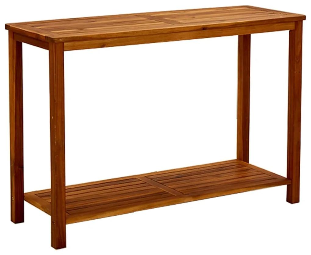 316406 vidaXL Zahradní konzolový stolek 110x40x75 cm masivní akáciové dřevo