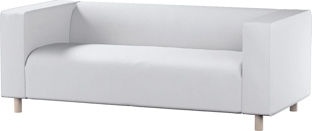 Potah na pohovku IKEA Klippan 2-místná barva bílá látka pletený vzor