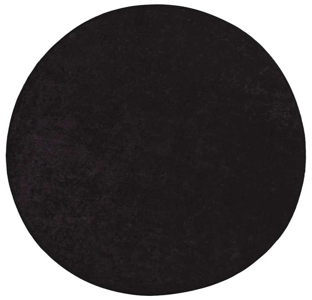 Koberec pratelný ⌀ 120 cm antracitový 337957