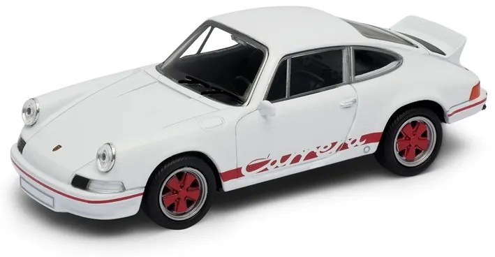 Welly Porsche 911 Carrera RS (1973) 1:34 bílé s červeným pruhem