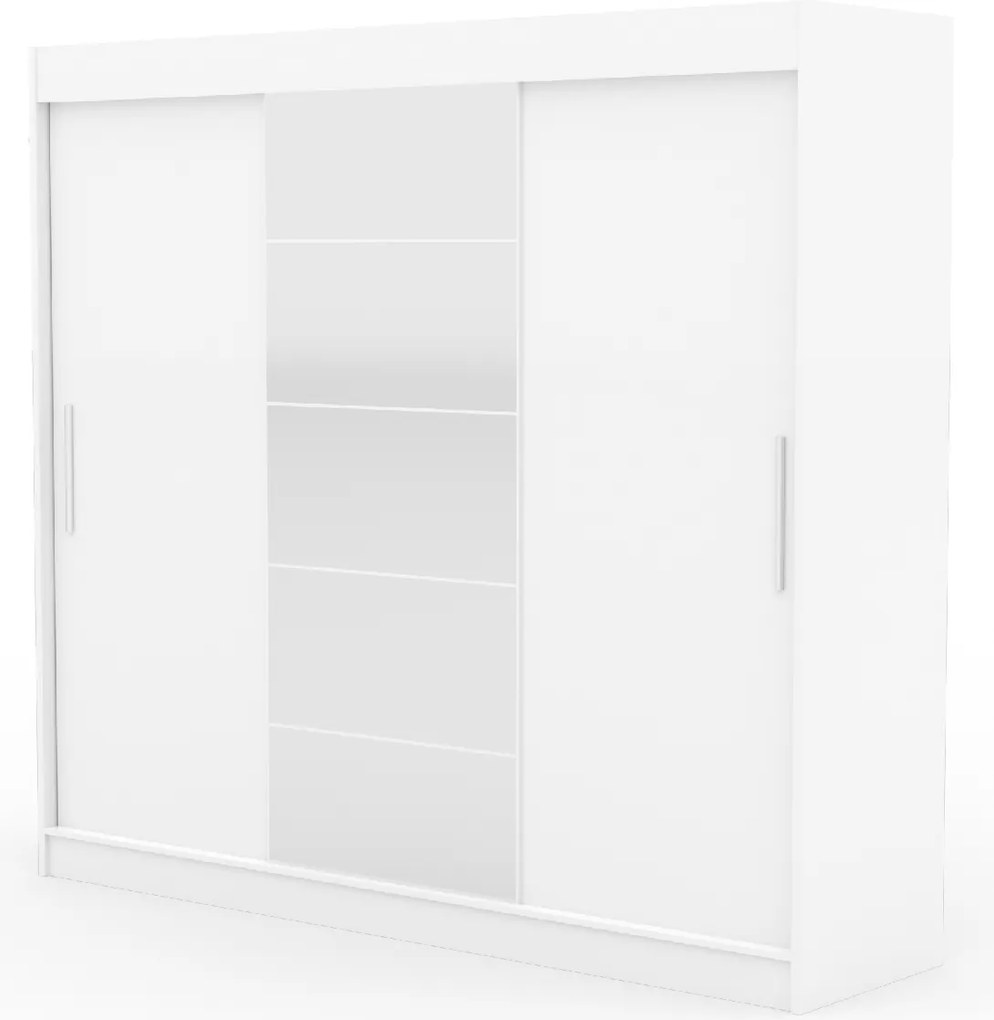 ADRK Furniture Posuvná skříň se zrcadlem ERWIN 235 SW-ERW-235-W
