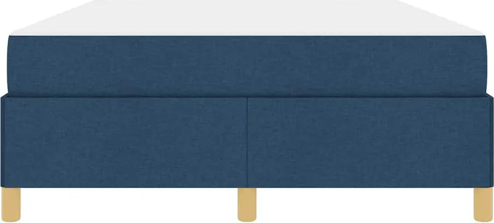 Rám postele Modrá 160 x 200 cm textil 3398954