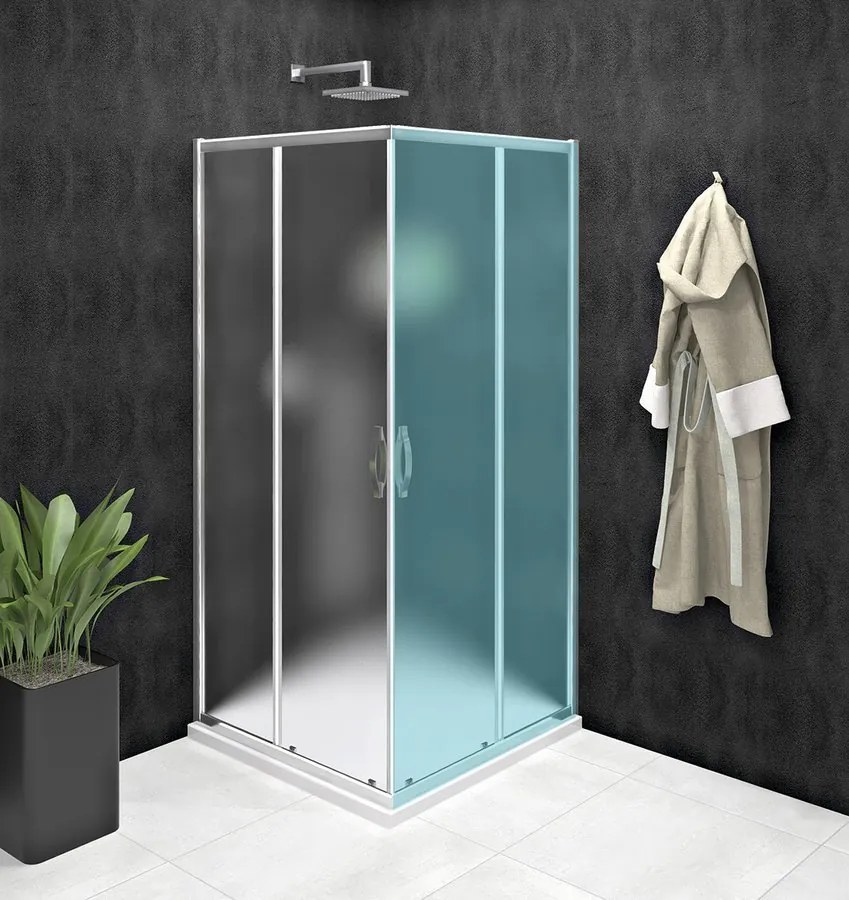 Gelco SIGMA SIMPLY sprchové dveře posuvné pro rohový vstup 1000 mm, sklo Brick - GS2410