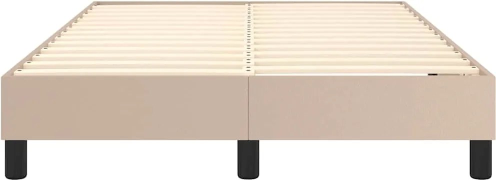 Rám postele s boxspringem cappuccino 120x200 cm umělá kůže 3120693