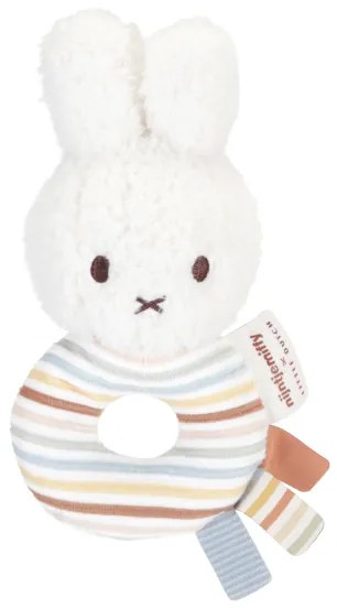 Little Dutch Chrastítko králíček Miffy Vintage Proužky