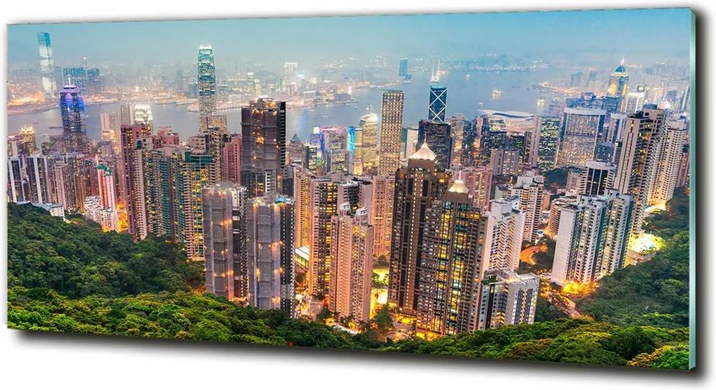 Foto obraz skleněný horizontální Hongkong