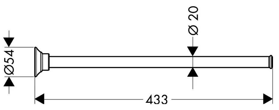 Axor Montreux - Držák na ručník, chrom 42020000