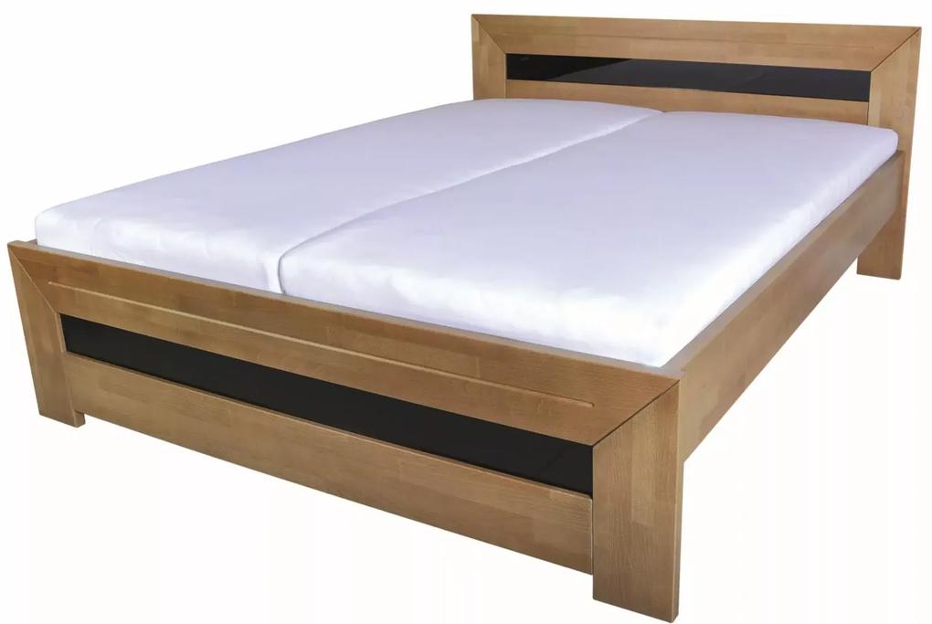 Texpol Dřevěná postel Salma 200x160 Mahagon