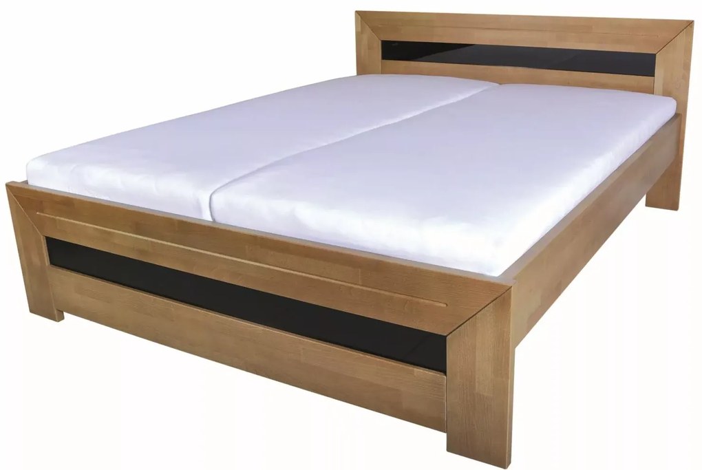 Texpol Dřevěná postel Salma 210x170 Tabák