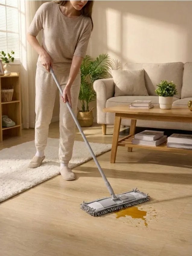 Sinsay - Mop s teleskopickou rukojetí - béžová