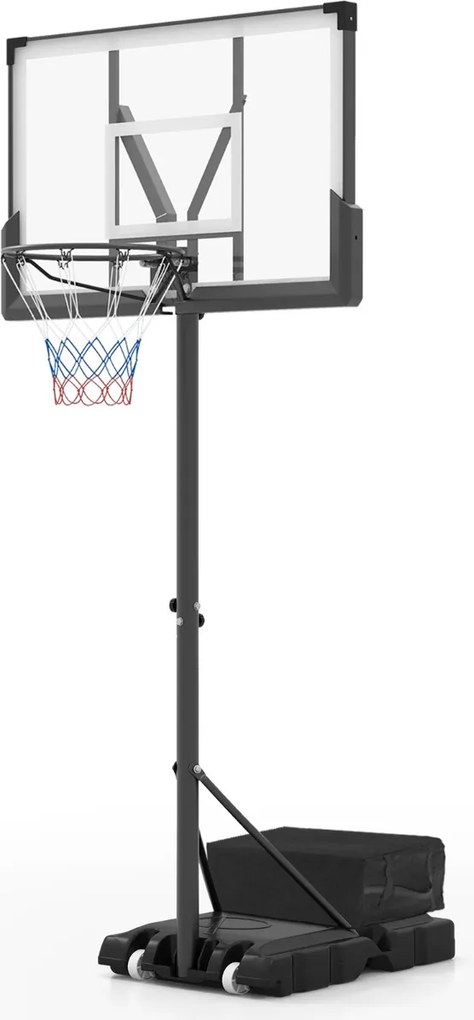 Costway Outdoorový basketbalový koš se stojanem a zátěžovou taškou