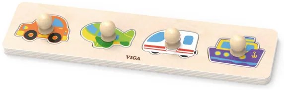 Dřevěná vkládačka s úchyty Viga 44534