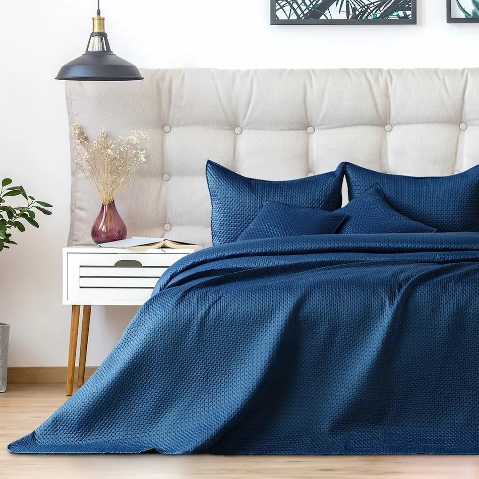 Restilo Přehoz na postel Carmen darkblue, 220 x 240 cm