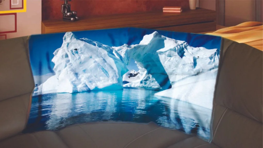 Fleecová deka Ledovec 150x120 cm
