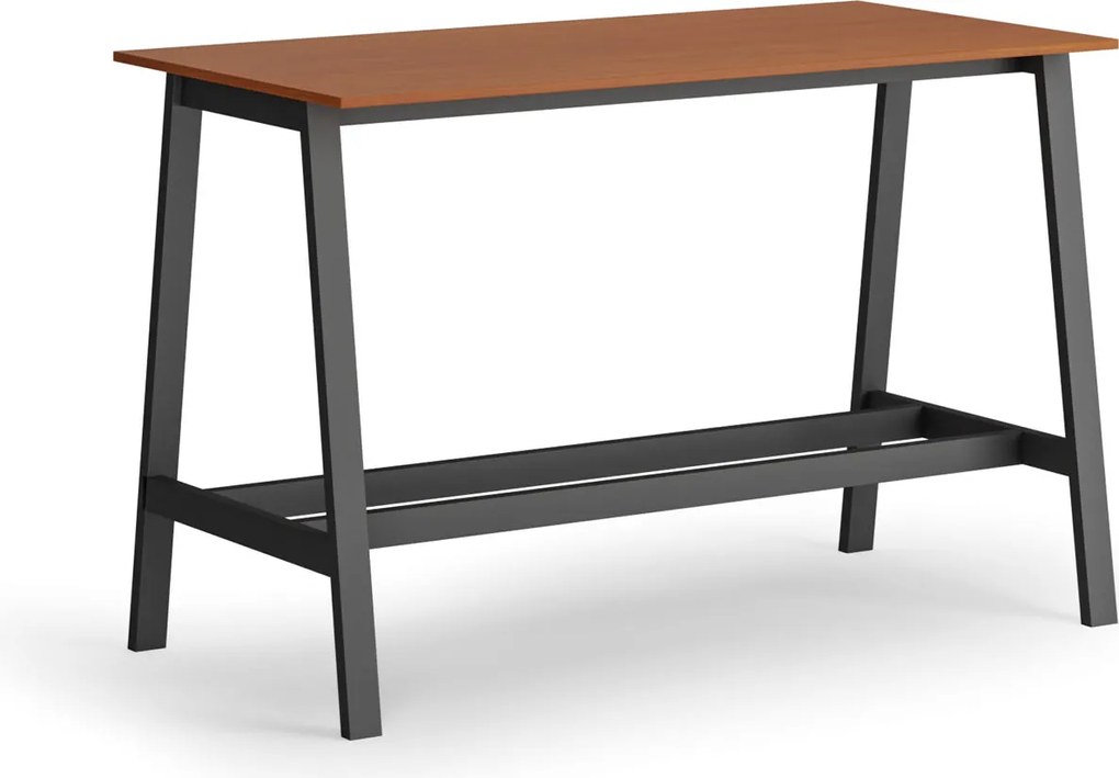 Vysoký barový stůl, 1600 x 800 mm, třešeň