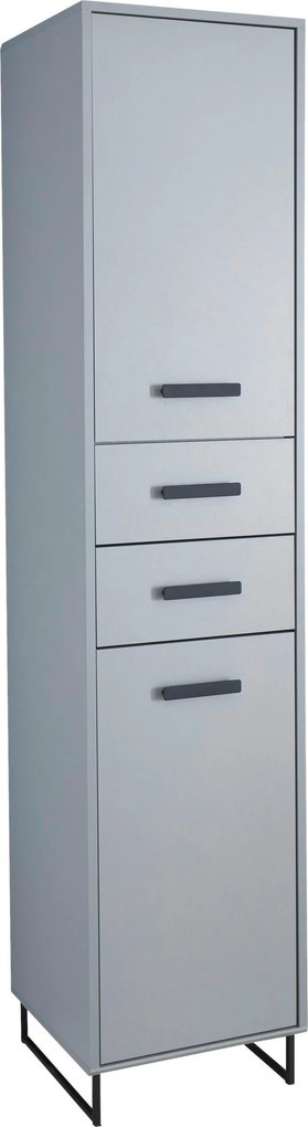 XXXLutz VYSOKÁ SKŘÍŇ, šedá, 41/185/38 cm home24 - Online Only koupelnové skříňky - 001279017403