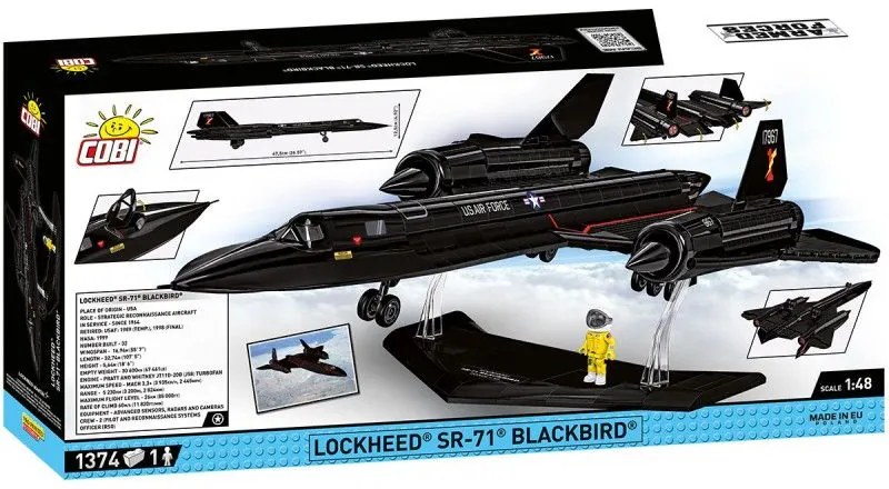 COBI 5891 Americký letoun Lockheed SR-71 Blackbird