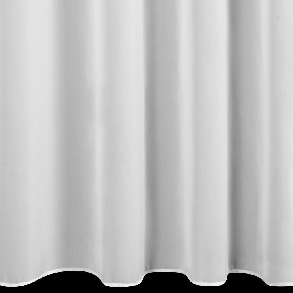 ZÁCLONA NA KROUŽCÍCH LUISA 140X250 CM BÍLÁ