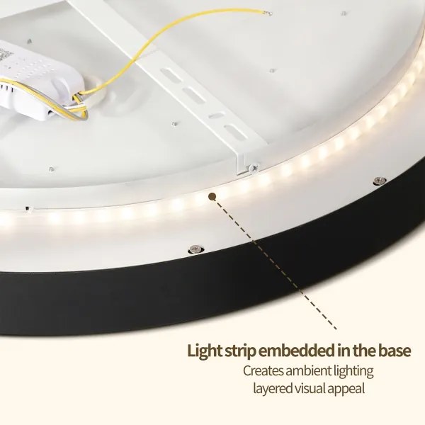 Brilagi - LED Stmívat. svítidlo GLASS POOL DOUBLE LED/80W/230V 60 cm černá + DO