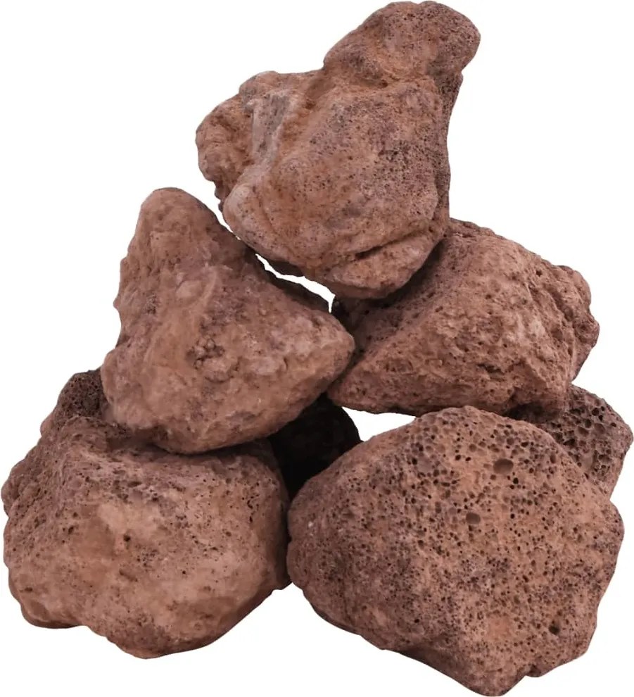 vidaXL Sopečné kameny 10 kg 10–30 cm [155323] Barva: Černá