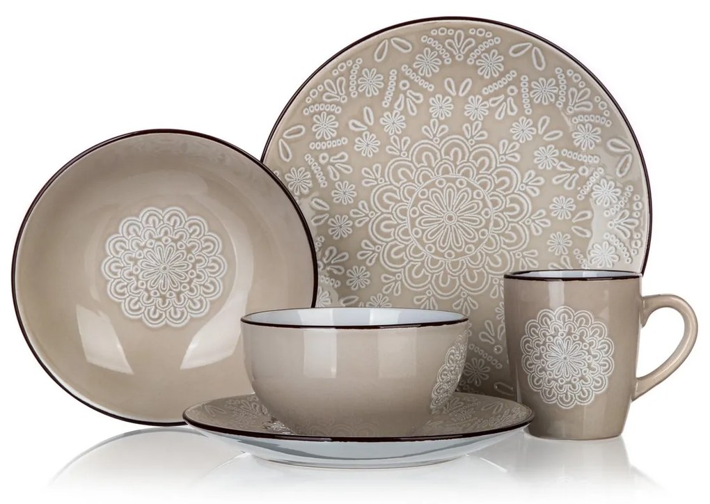 Banquet Sada mělkých talířů Shape 27 cm, 6 ks