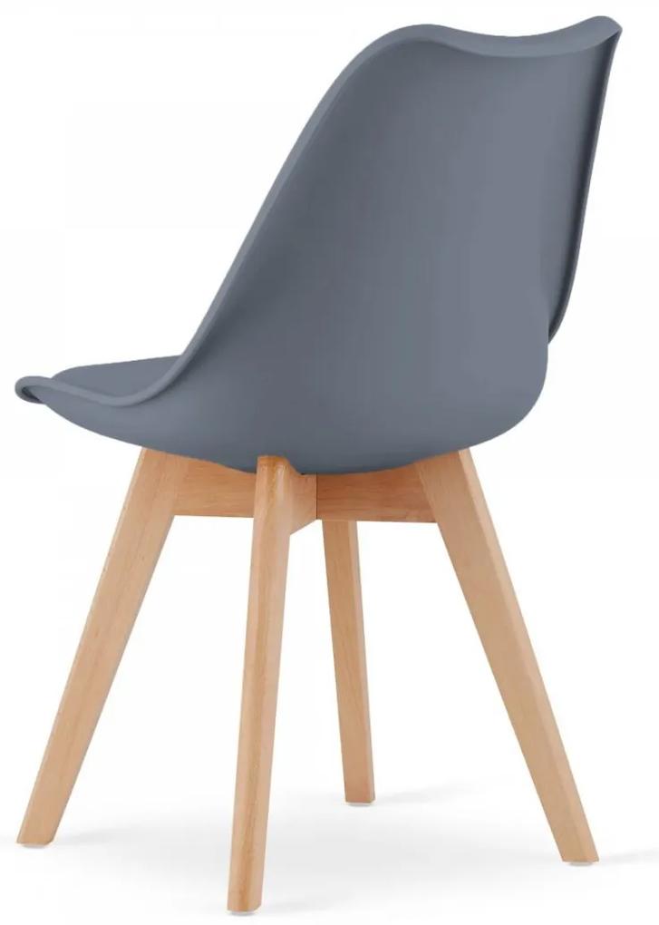 SUPPLIES BJORN Skandinávská Jídelní židle - antracitová barva