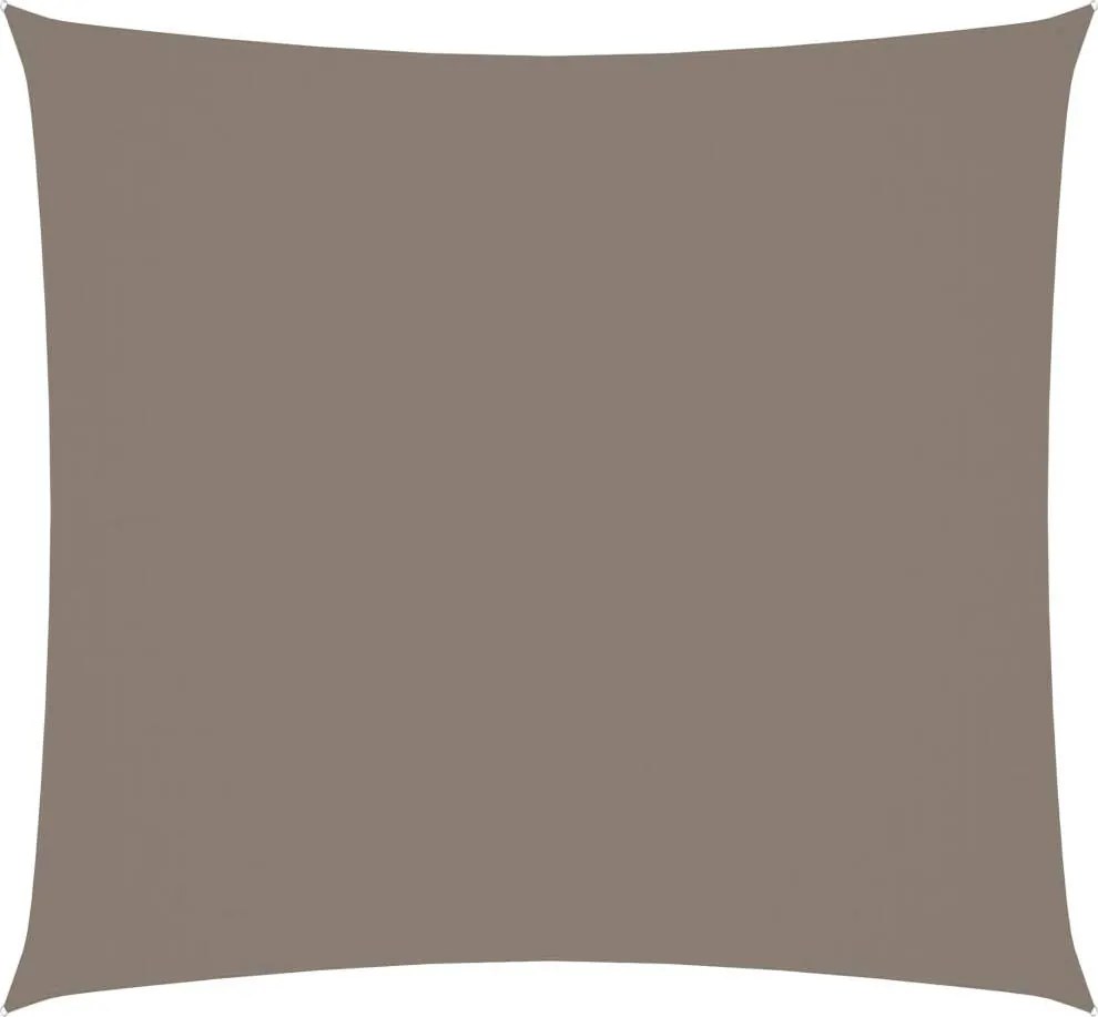 vidaXL Stínící plachta oxfordská látka čtvercová 4 x 4 m [135249] Barva: taupe