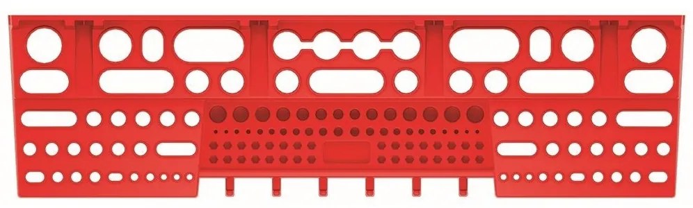 Kistenberg Držák na nářadí BINEER SHELFS 580x158mm, červený