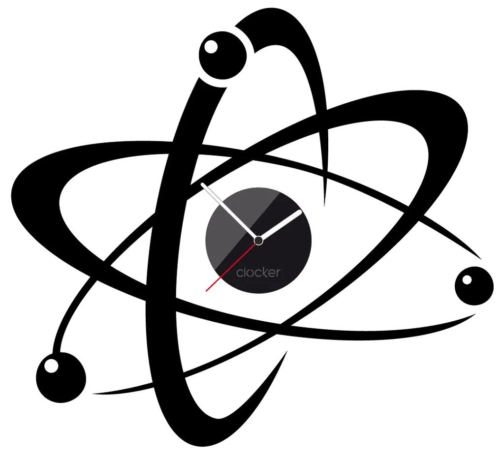 Clocker Nalepovací hodiny Atom Barva ciferníku: Černá