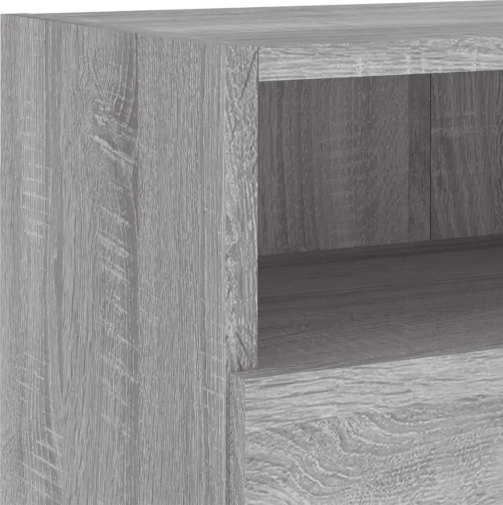 vidaXL 5dílná obývací stěna kompozitní dřevo [3216523] Barva: Betonová šedá