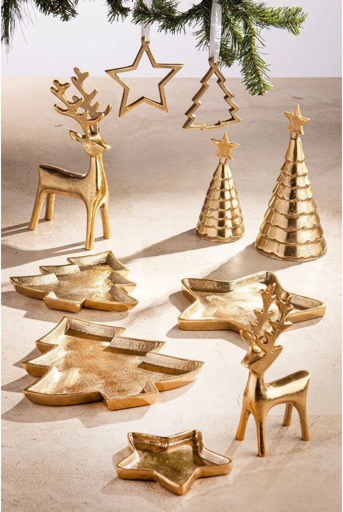 Kovová vánoční figurka (výška 21,5 cm) Noelle Christmas Tree – Ladelle