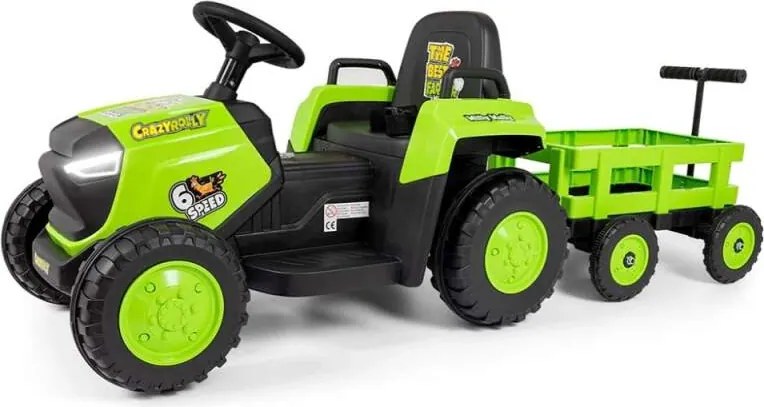 Elektrický traktor Milly Mally Rolly green