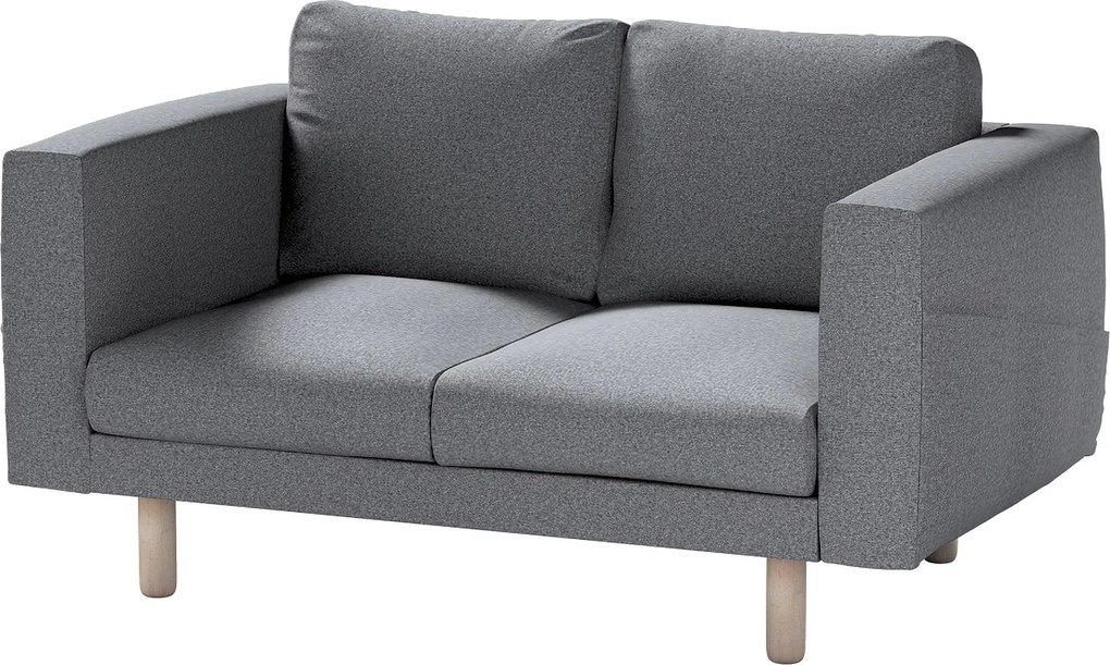 Potah na pohovku IKEA Norsborg 2-místná barva šedá látka pletený vzor