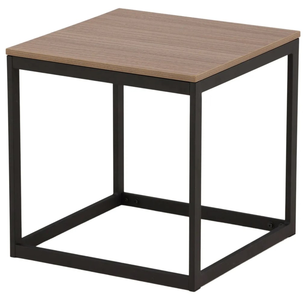 Odkládací stolek Arbor, hnědý, 50x50