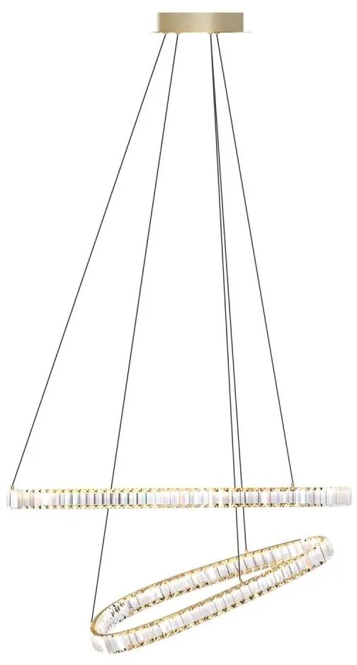 Zuma Line MD3169-2-3GT - LED Lustr na lanku ATHESA LED/36W/230V 2700-6000K +DO MD3169-2-3GT