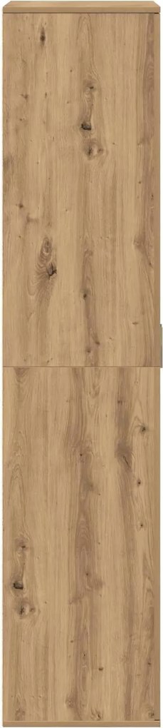Vysoký bufet 80 x 39 x 178 cm Kompozitní dřevo Dub artisan 3365571