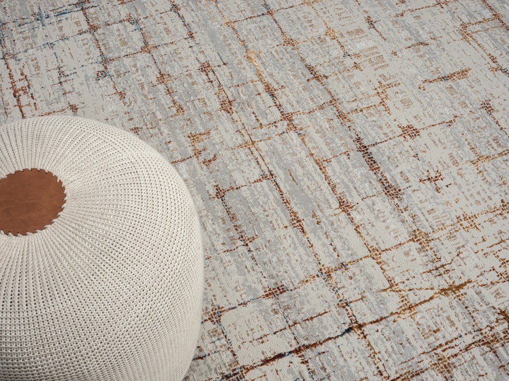 My Flair, Kusový koberec Esme 3 hellgrau, 200x290, šedá, chodba / předsíň